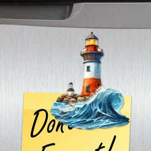 Coastal Lighthouse Magnets - Gift Set of 6 - 8090022G-S6 - Decorative ...