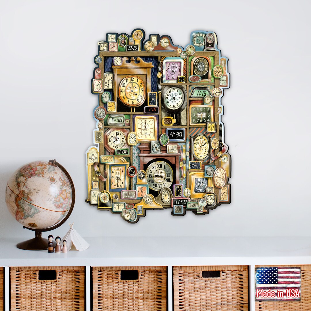 Retro Watches Wall Laura Seeley Art - Kids Room and Nursery Decor ...