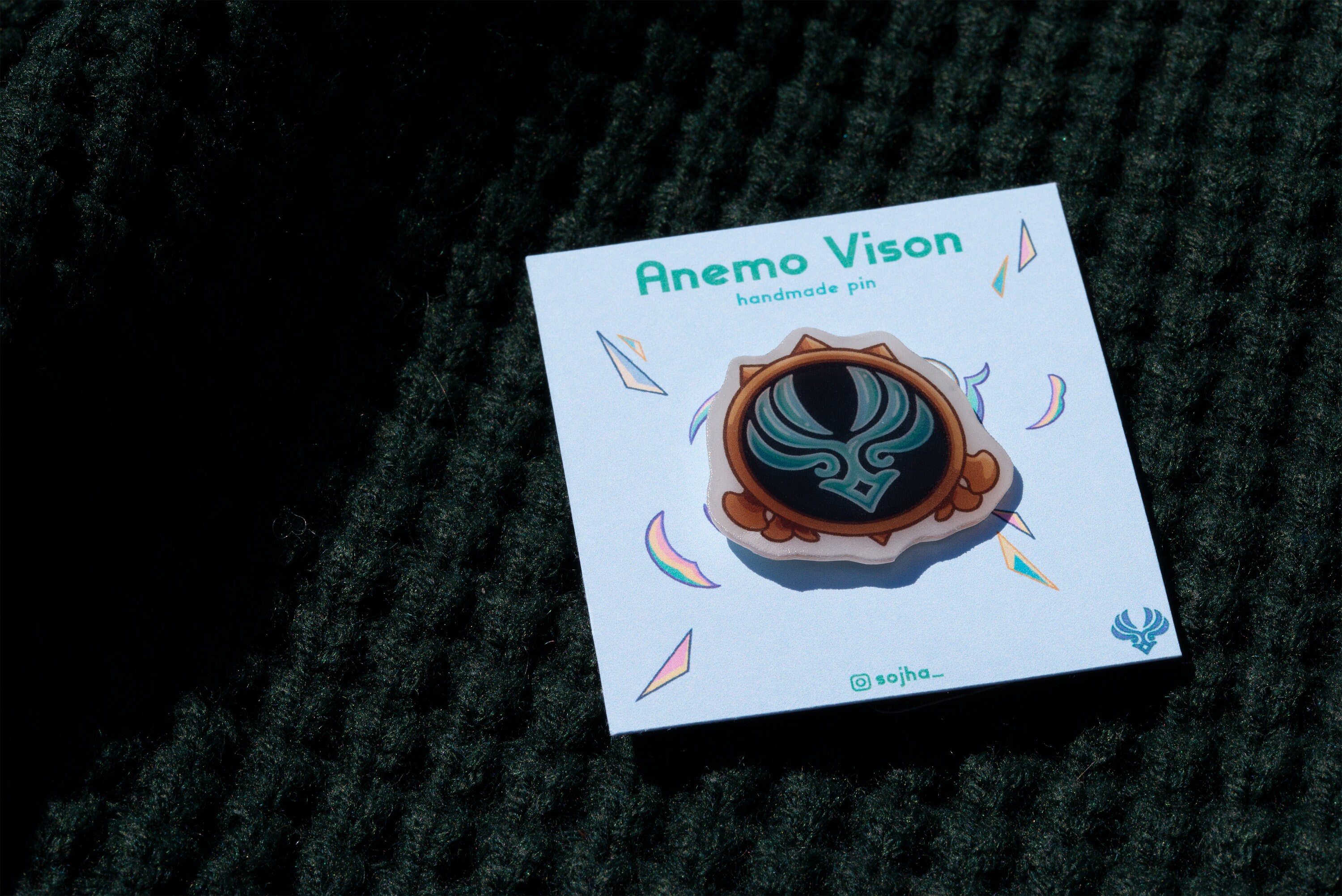 Genshin Impact Vision Pin Pyro Hydro Cryo Dendro - Etsy.de