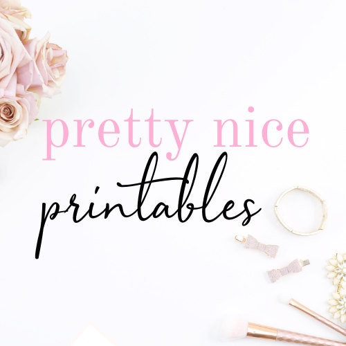 PrettyNicePrintables - Etsy