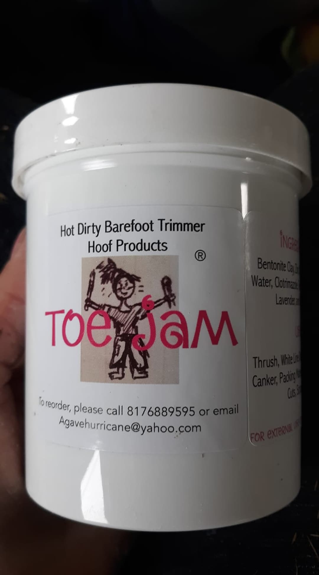 Toe Jam - Large - 16oz. - Etsy