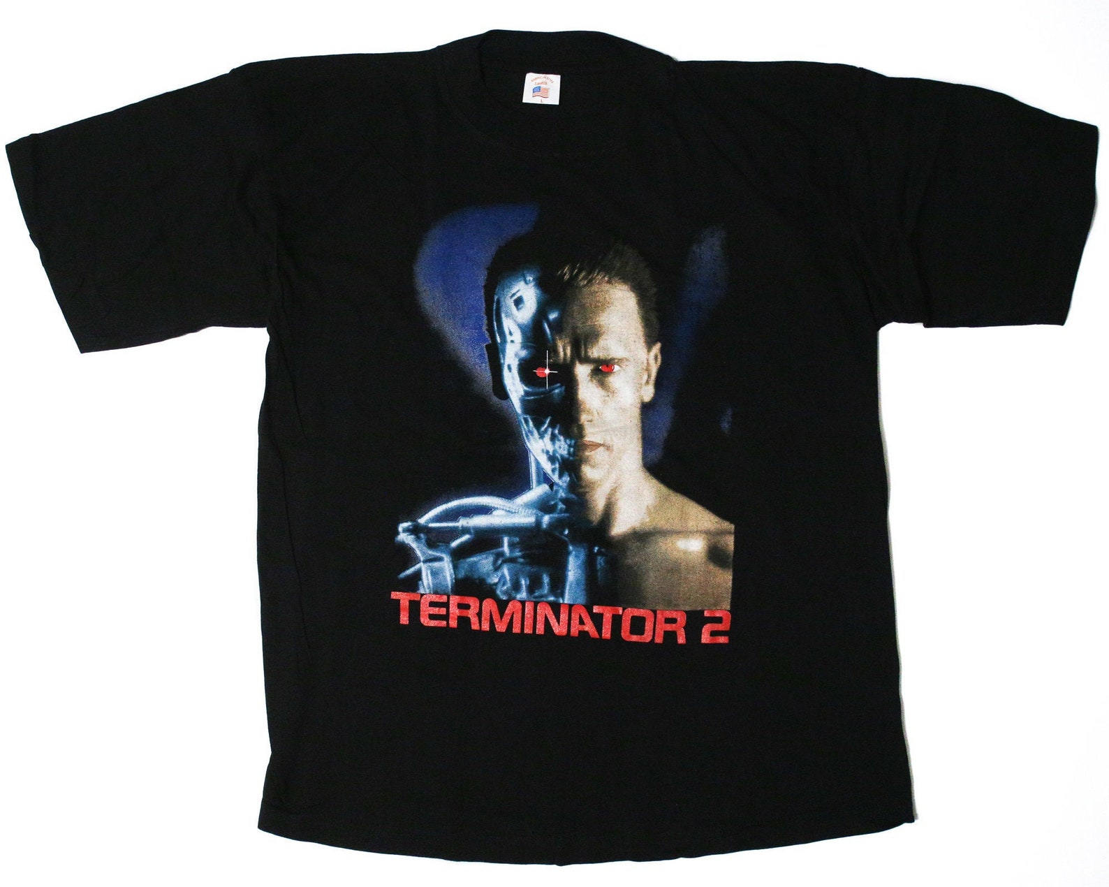 Vintage TERMINATOR 2 Movie Promo T-Shirt L Arnold | Etsy