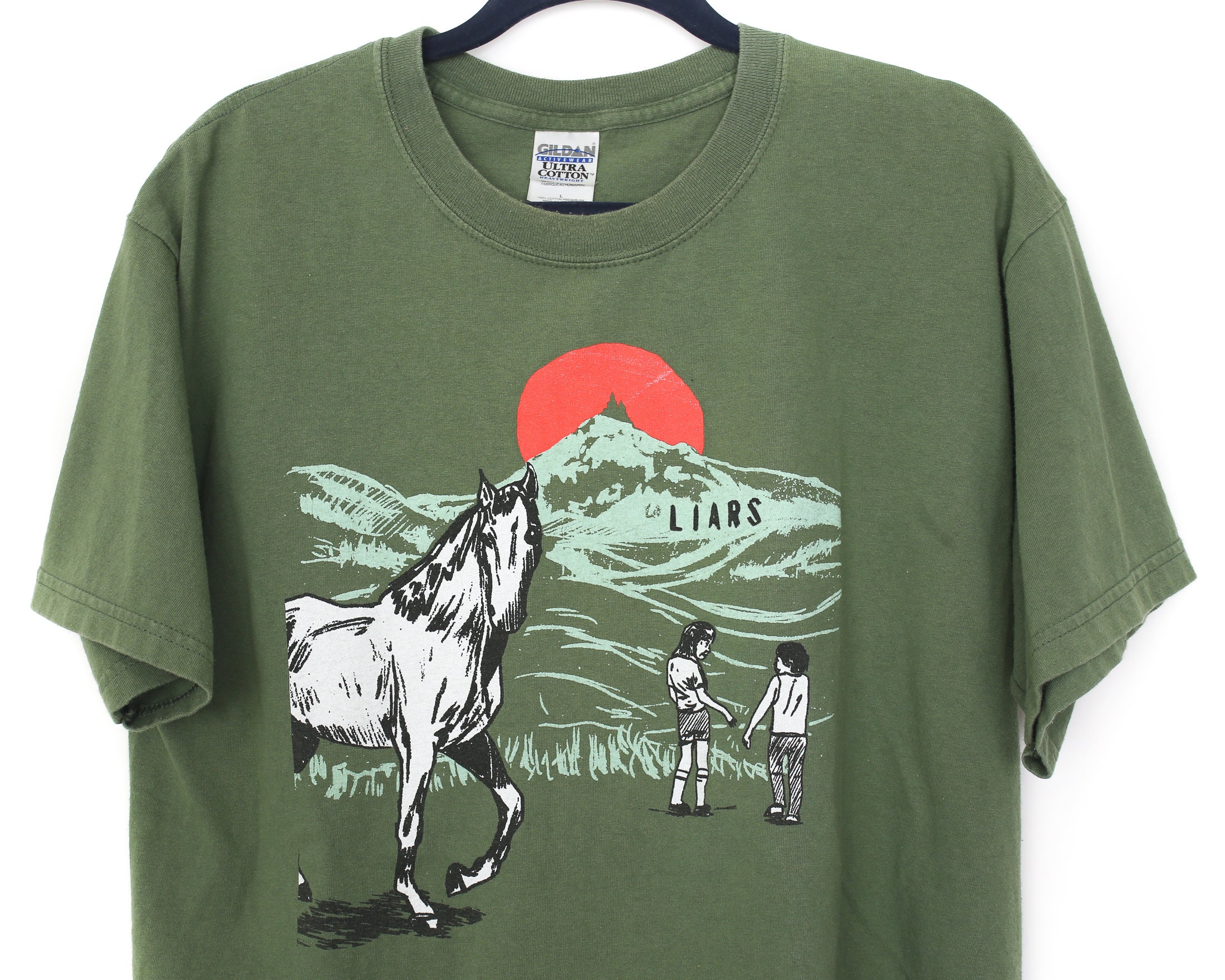 Ultra Rare Vintage LIARS Band T-shirt Size L Indie Rock - Etsy