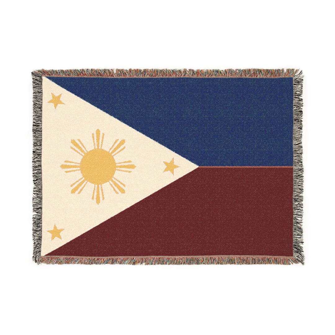 Philippine Flag Woven Blanket Filipino Blanket, Philippine Blanket ...