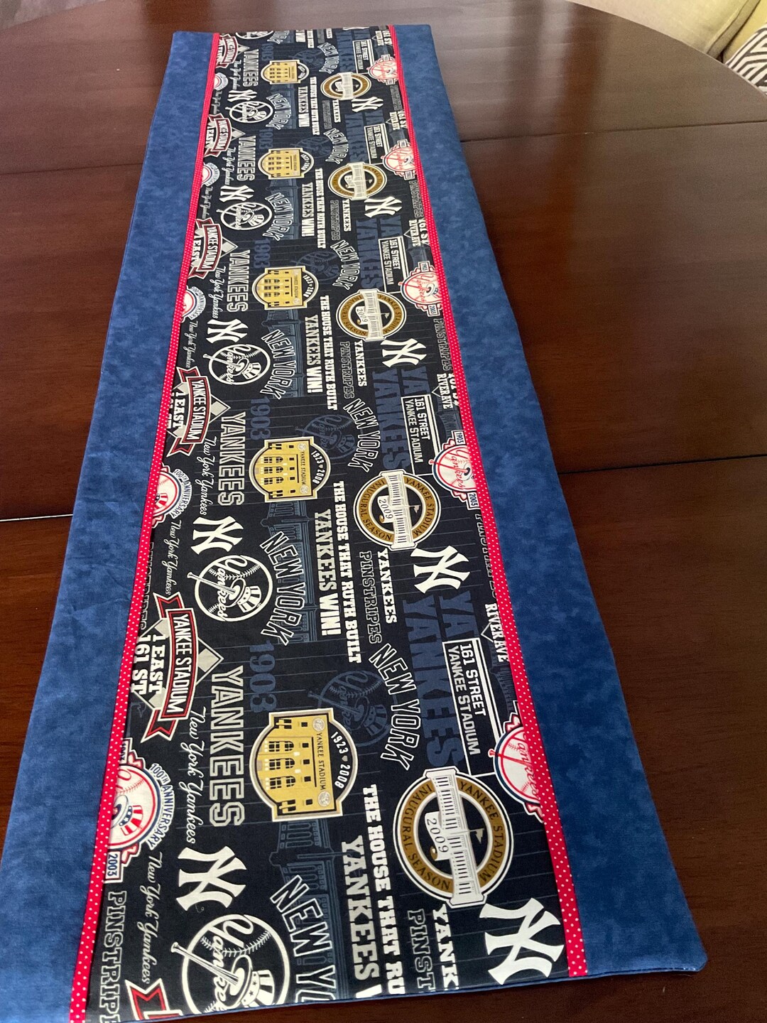 MLB Baseball Table Runner: new York Yankees, Free Shipping - Etsy