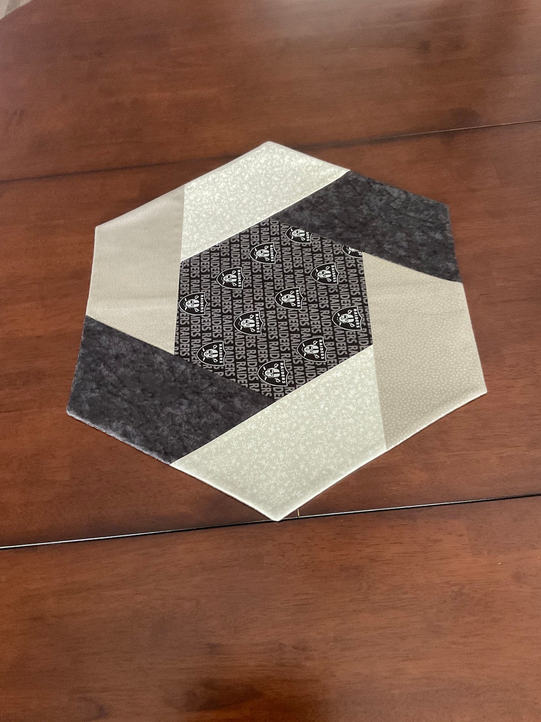 Football Table Topper: “las Vegas Raiders”, Free Shipping - Etsy