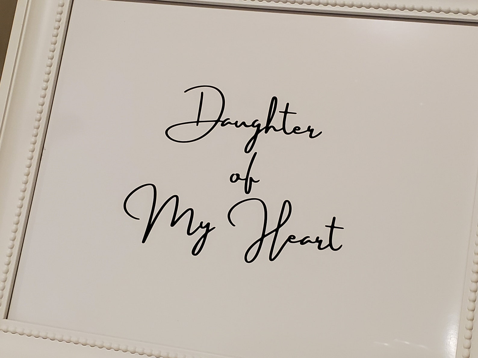 Daughter of My Heart Printable Word Art for Nursery or Girl's Room ...