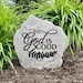 God is Good Vine Garden Rock Landscape Stone Engraved - Etsy