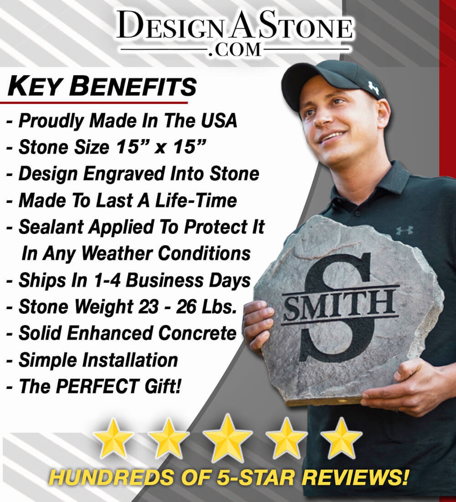 Tree of Life Rock Landscape Stone Engraved Garden Stone | Etsy