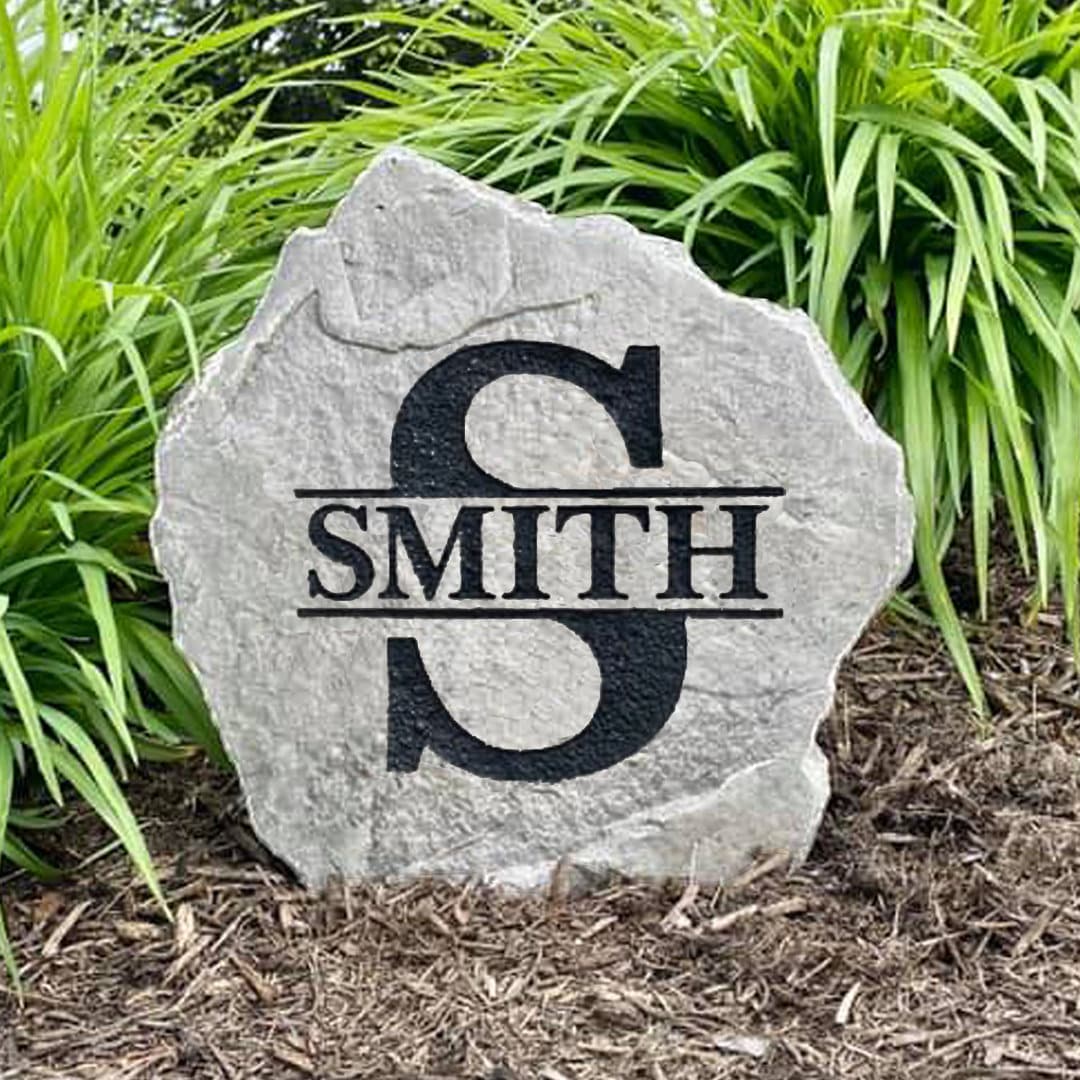 Family Name Stone - Engraved Rock - Personalized Gift - Wedding Gift ...