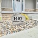 Address Stone Sign - Engraved Rock - Custom Rock Personalized ...