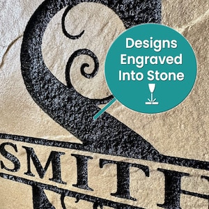 Personalized Monogram Name Rock - Engraved Stone - Personalized ...