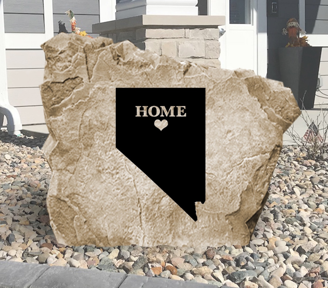 Nevada State Engraved Stone Sign - Engraved - All States Available ...