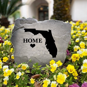 Indiana Home State Engraved Stone Sign - Engraved - All States ...