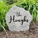 House Address Rock Standard Engraved Stone Custom Stone Personalized ...