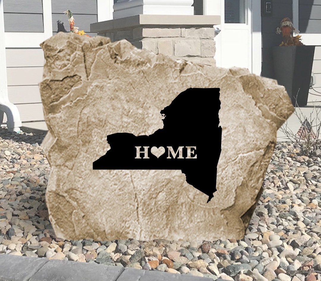 New York State Engraved Stone Sign - Engraved - All States Available ...
