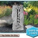 Fireman's Flag Garden Rock Landscape Stone Firefighter Engraved Garden ...