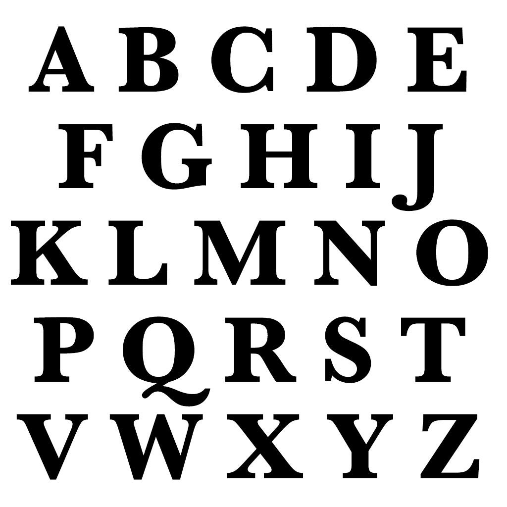 Single Letter Stone Engraved Rock Personalized Garden | Etsy