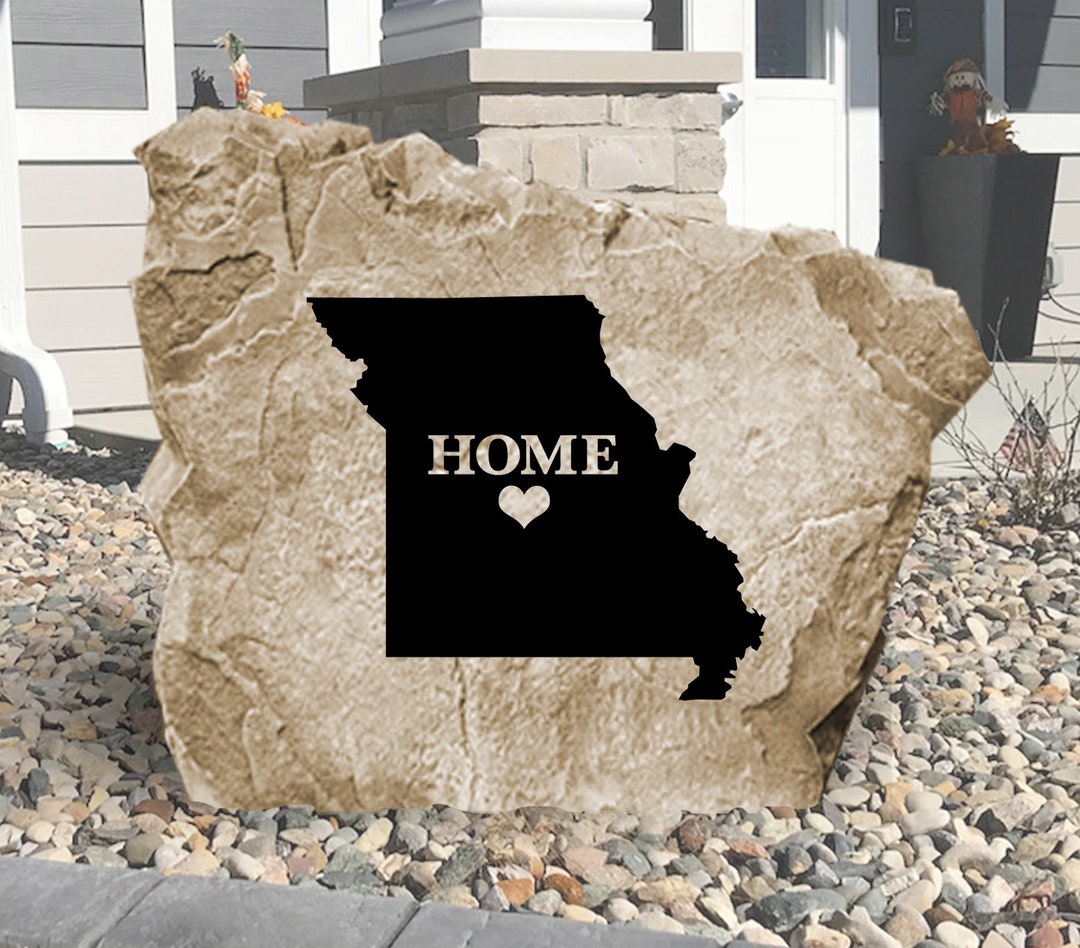 Missouri State Engraved Stone Sign - Engraved - All States Available ...