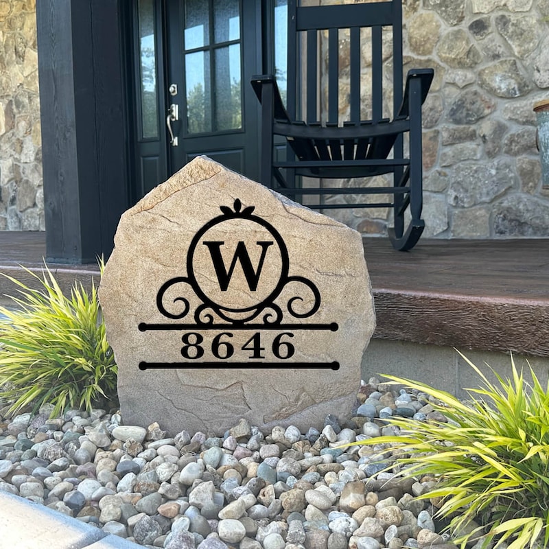 Monogram Address - Etsy