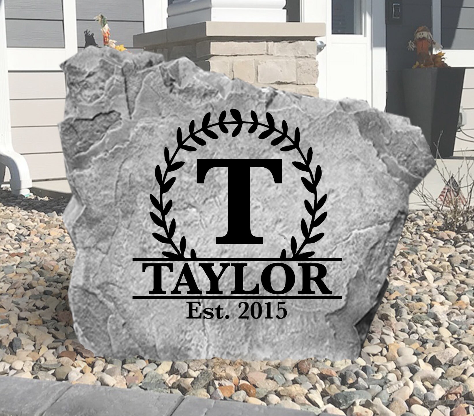 Personalized Monogram Name Stone Engraved Rock Personalized - Etsy