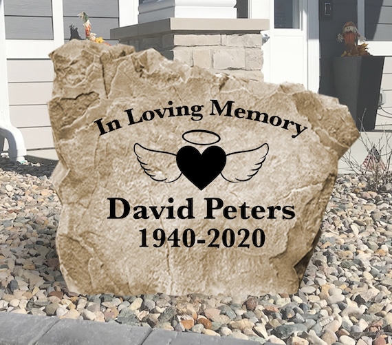 Memorial Stone Personalized Memorial Sign Grave Marker | Etsy