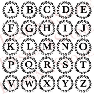 Single Letter Vine Stone - Engraved Rock - Personalized - Garden Stone ...