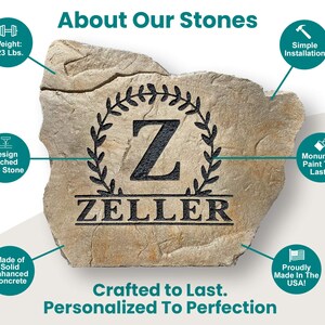 Welcome Stone - Welcome Landscape Rock - Engraved -garden Stone - House ...