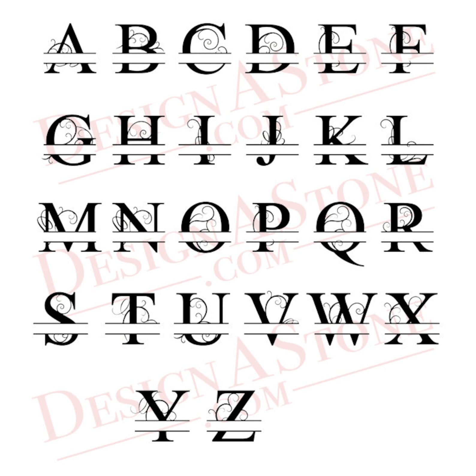 Monogram Name Stone - Engraved Stone - Personalized Stone - Family Name ...