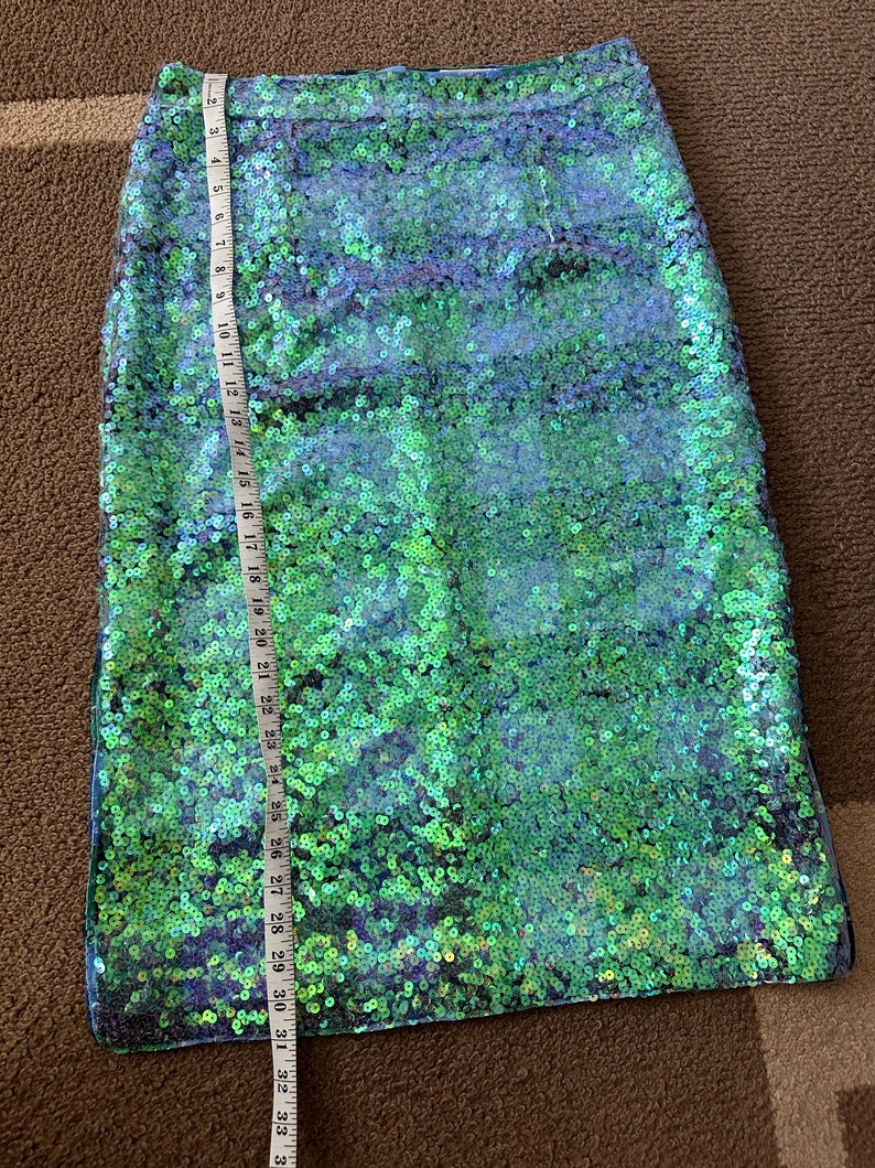 Large Fish Scales Pencil Skirt With Side Slits US Size 12 - Etsy