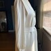Large Long-line Belted Cream Vest - Etsy
