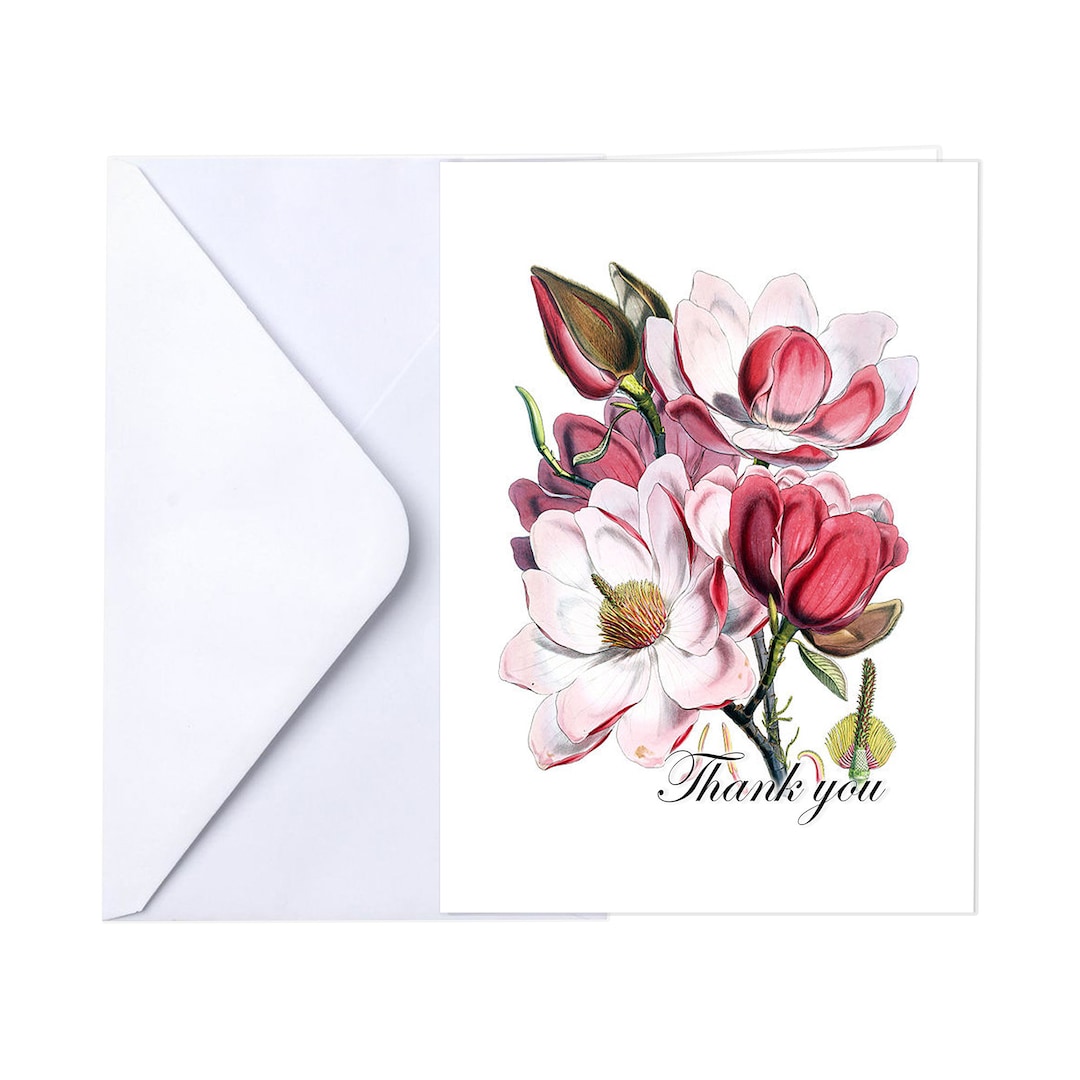 Funeral Memorial Service Thank You Cards With Envelopes (25 Count ...