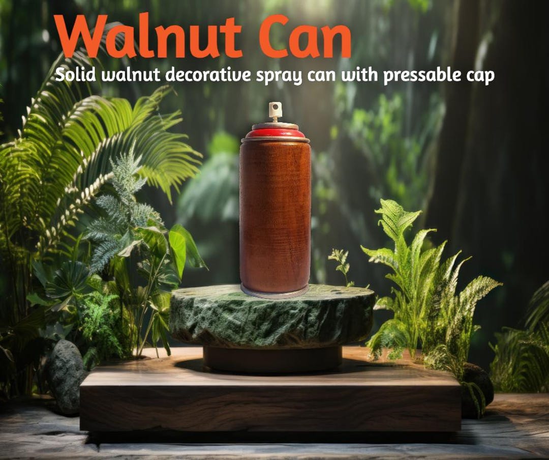 Solid Walnut Spray Paint Can - Etsy