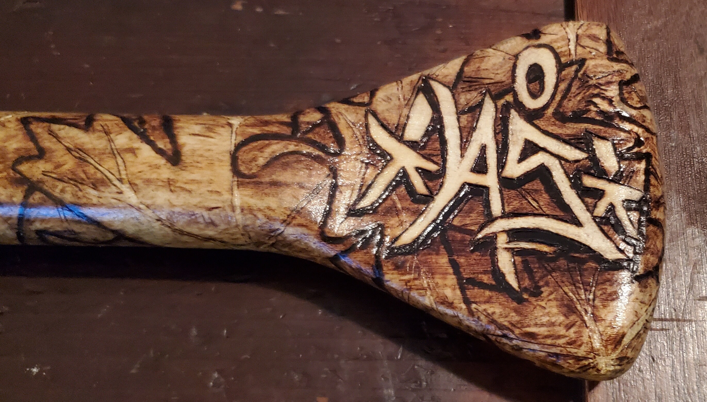 Canoe Paddle Art Pyrography wood Burned - Etsy