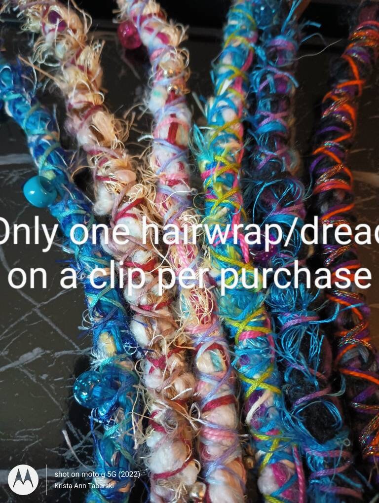 Clip in Hair Wraps/dreads - Etsy