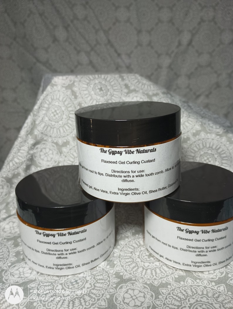 Flaxseed Gel Curling Custard - Etsy