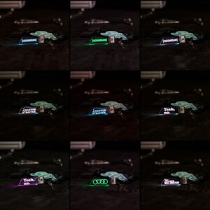 Customized Rechargeable LED Keychain | Car Enthusiast | 7 Color - Etsy