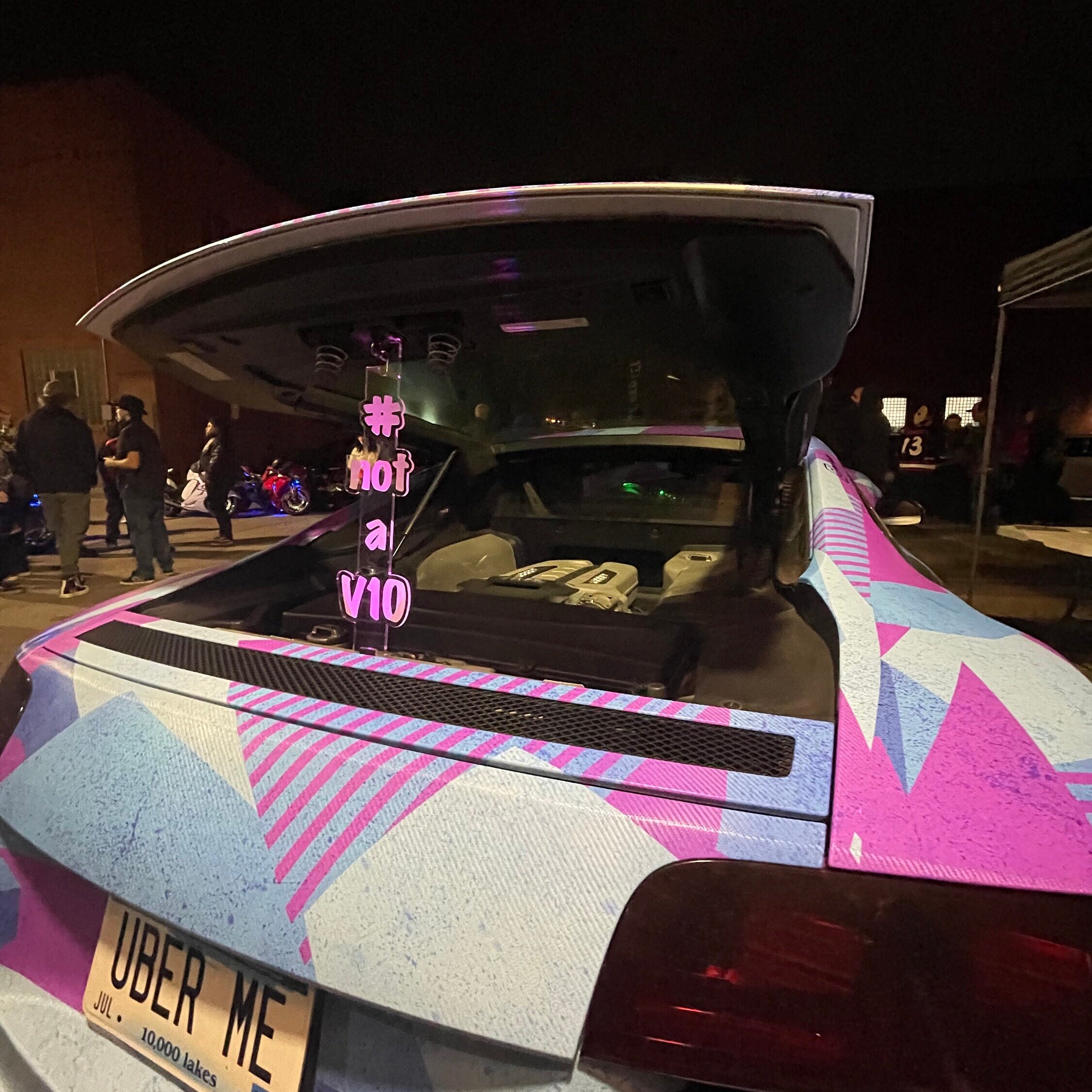 PERSONALIZED HOOD PROP Show Prop Modified Car Prop - Etsy