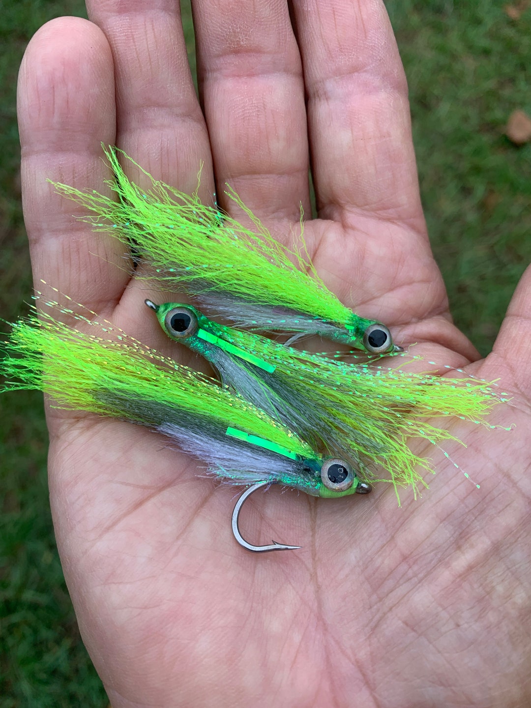 Three Crystal Web Glass Minnows - Etsy
