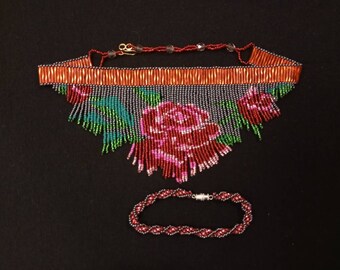 Native American Beaded Roses - Etsy