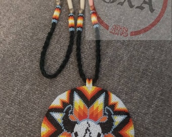 Native American Beaded Medallion Indigenous Owned Shops - Etsy