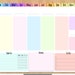 Undated Rainbow Planner for Goodnotes Digital Planner - Etsy