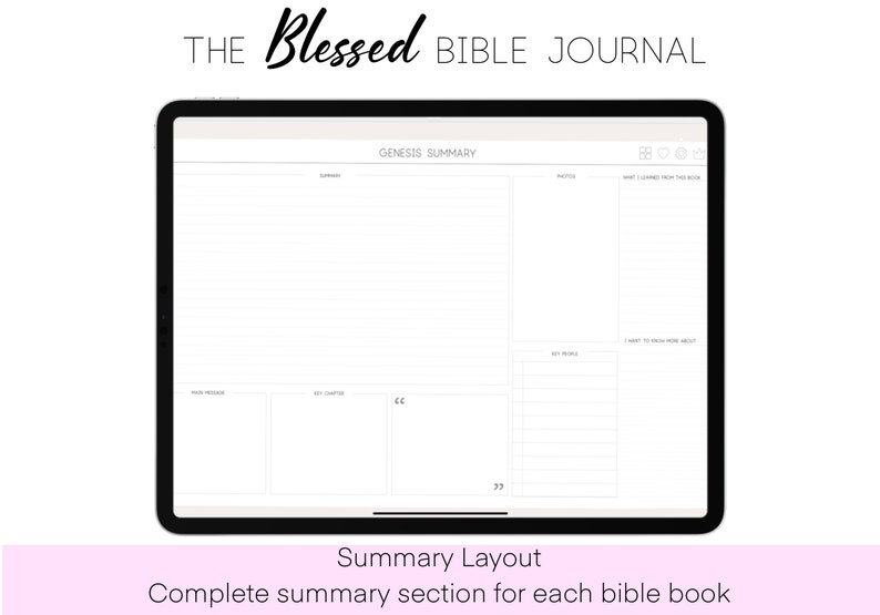 Digital Bible Journal | Digital Bible Study Journal | Bible Journal for ...