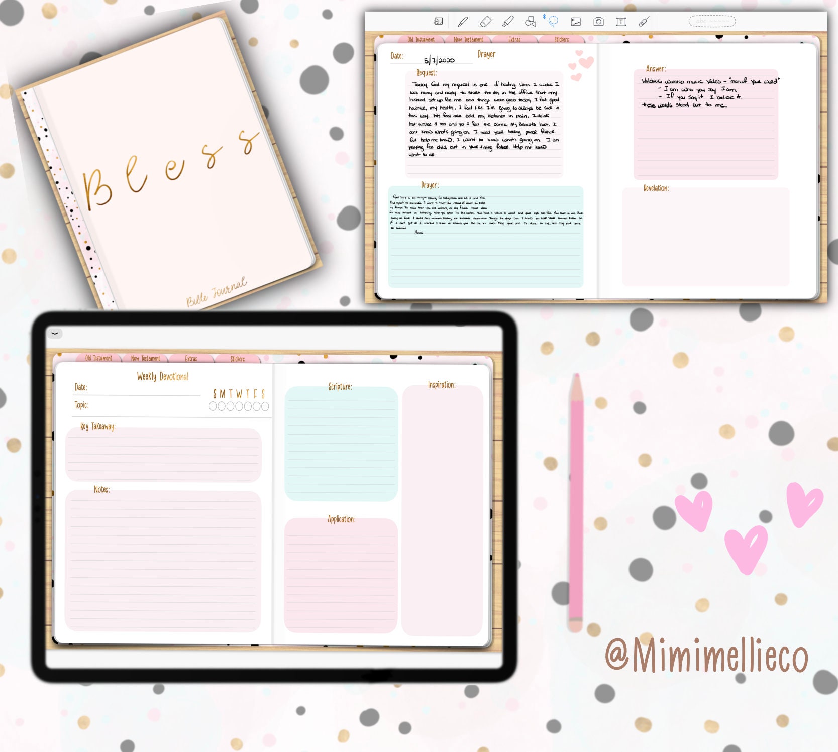 Digital Bible Journal Digital Bible Study Journal Bible - Etsy