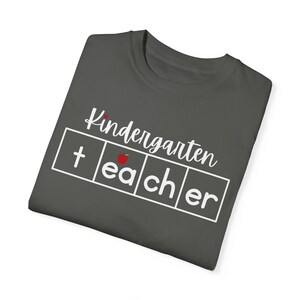 Kindergarten Teacher Shirt for Teacher SVG for First Day of School ...