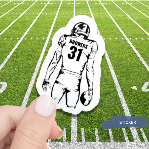 Football Stickers - Etsy