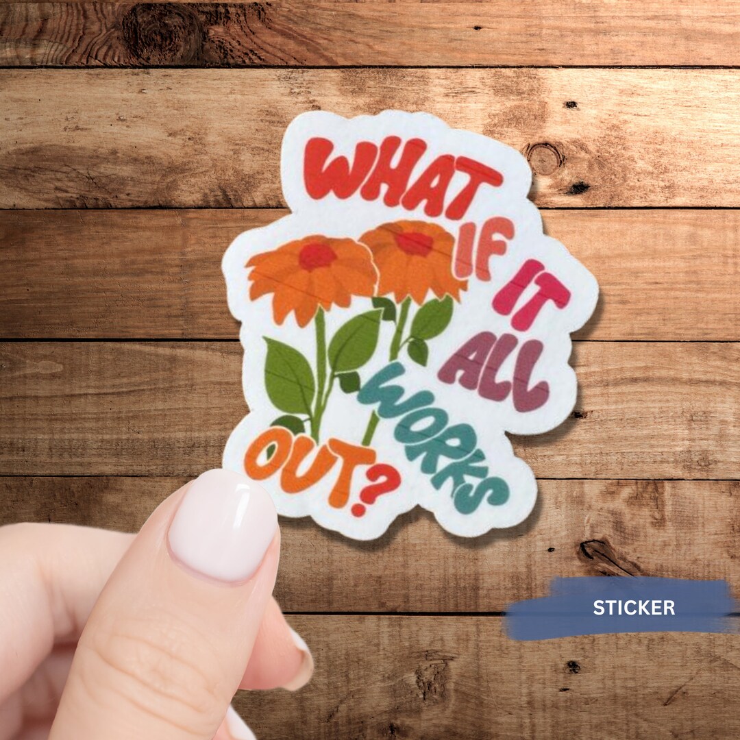 Motivational Vinyl Sticker Water Resistant Laptop Decal Retro Design ...