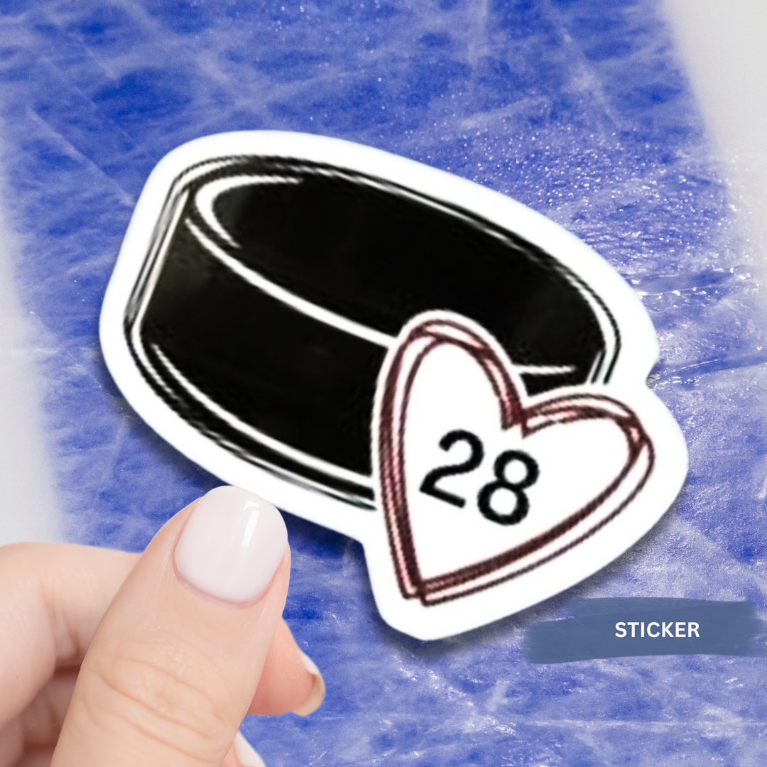 Custom Hockey Sticker Name Number Team Decal Water Resistant Vinyl ...
