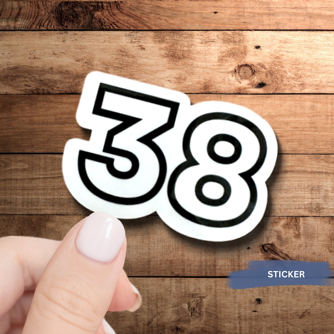 Custom Number Sticker Vinyl Waterproof Custom Number Sticker for Your ...