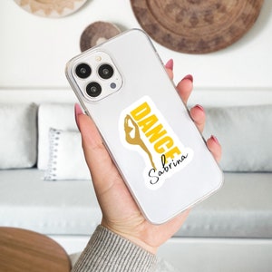 Custom Dance Sticker, Personalized Dance Sticker, Dance Team Stickers ...